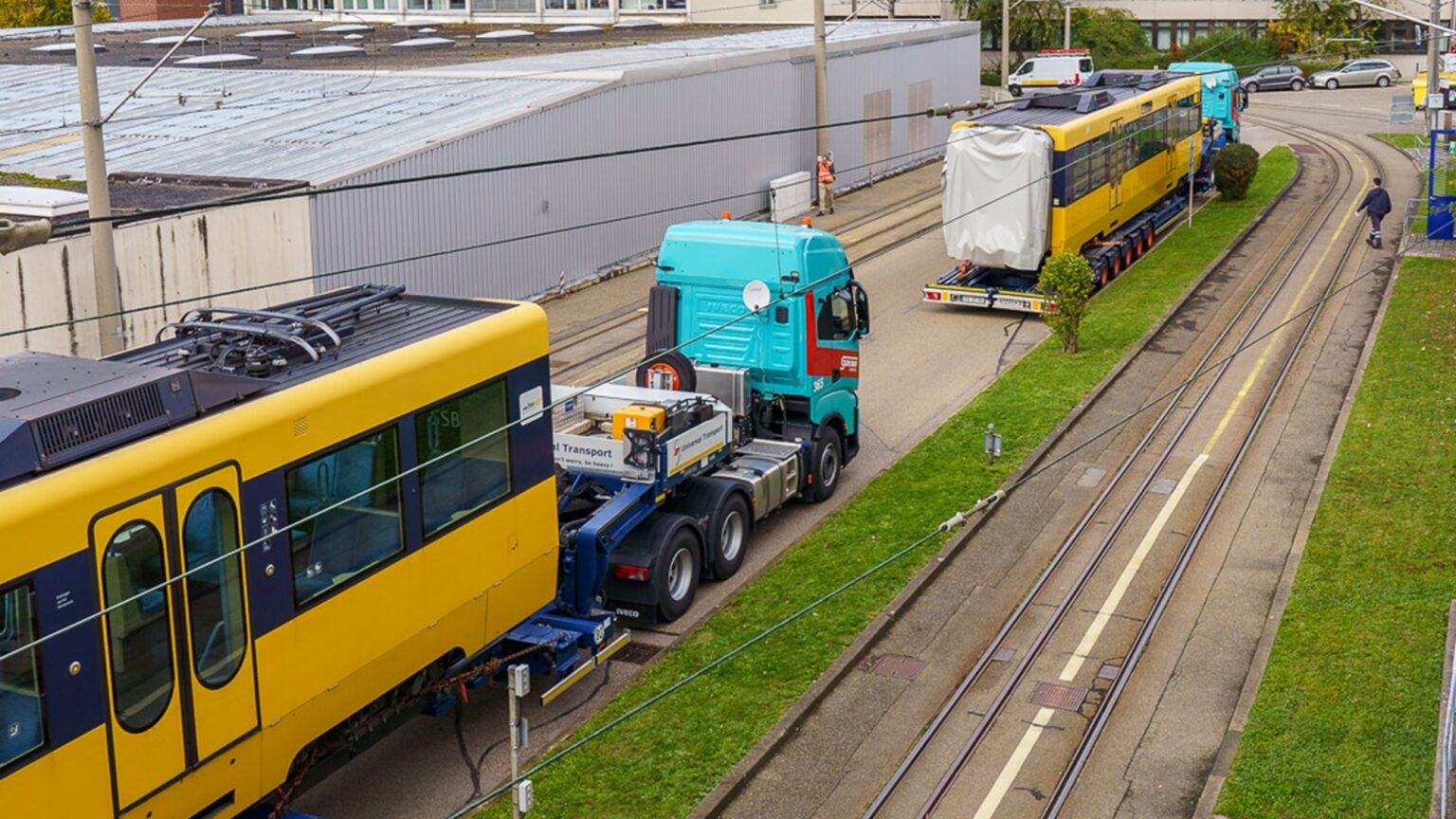Stuttgarter Stadtbahnen werden modernisiert – Transport per Lkw ...
